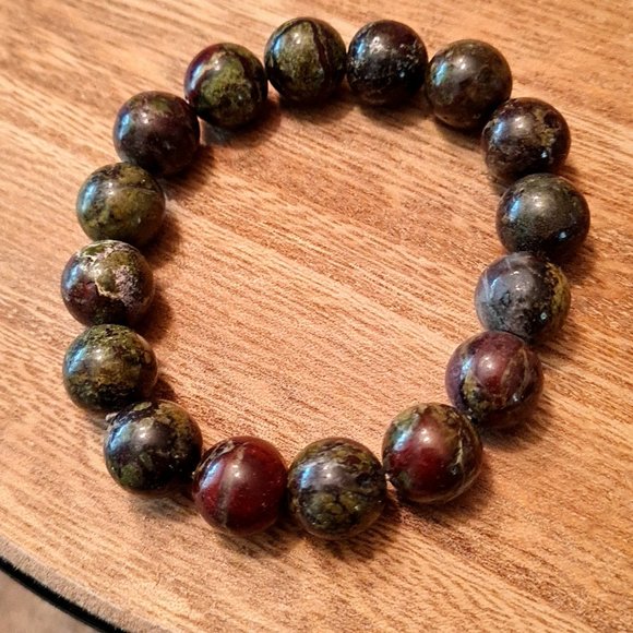 Jewelry | Dragons Blood Crystal Bracelet 1mm Beads New | Poshmark